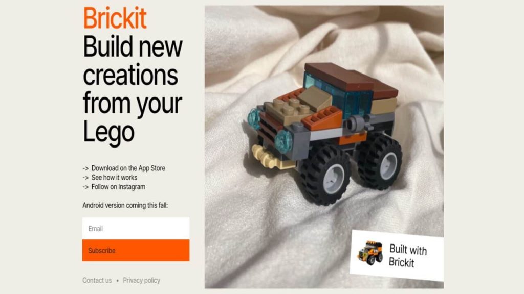 BrickIt, l'app dotata di IA che suggerisce cosa costruire con i Lego