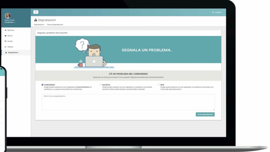 Laserwall è la nuova bacheca digitale per aziende e privati: tutto il quartiere a portata di ...